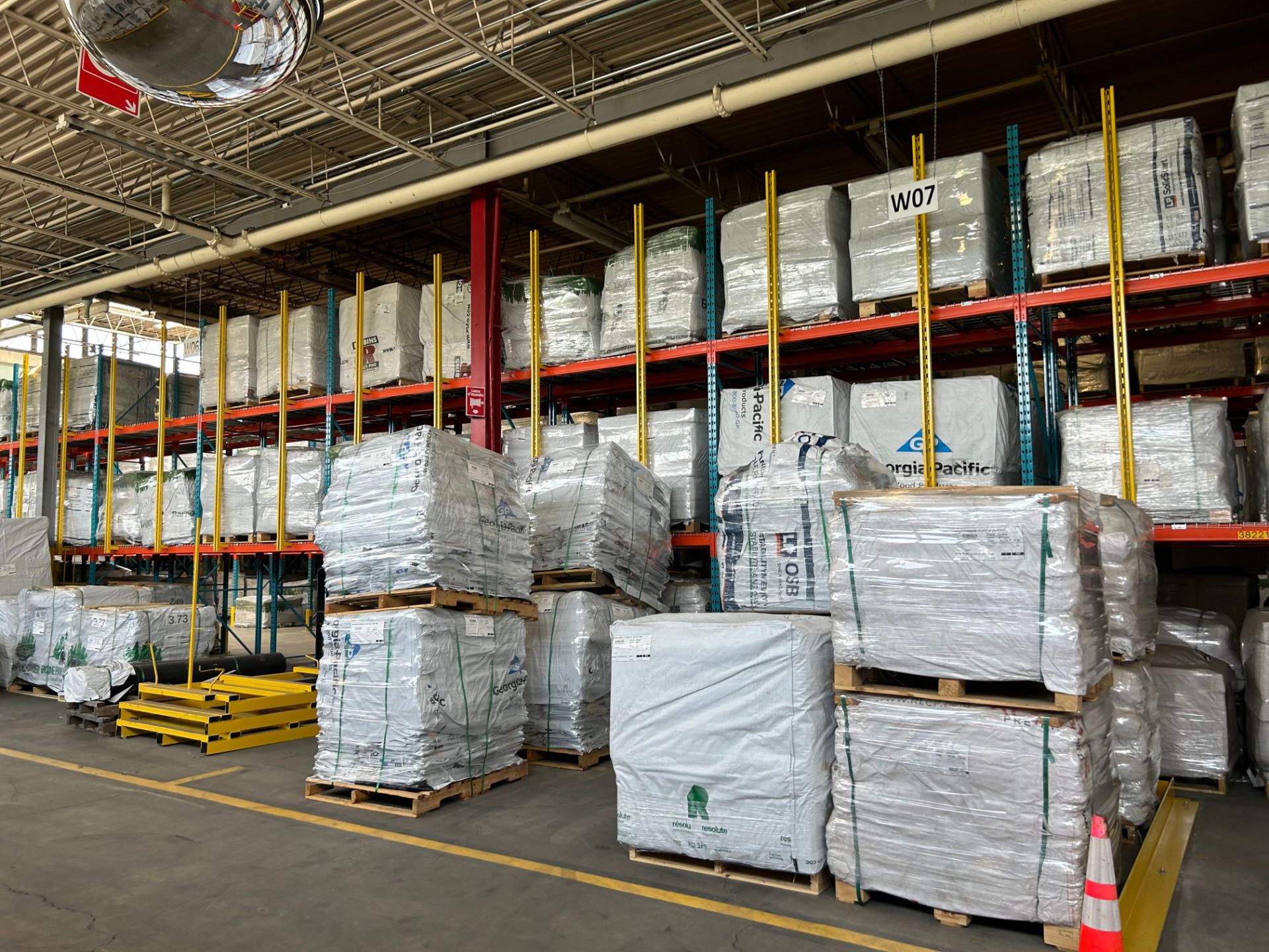 8' w x 12' t x 42" Uline Warehouse Pallet Racking. Industrial Exchange