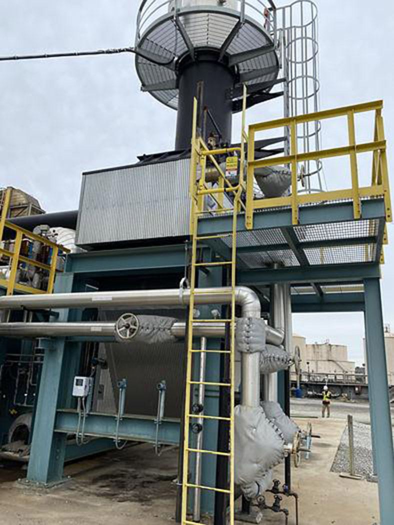 150,000 lb/hr. Cleaver Brooks Boiler; CW-NB-500D-110; Watertube boiler ...